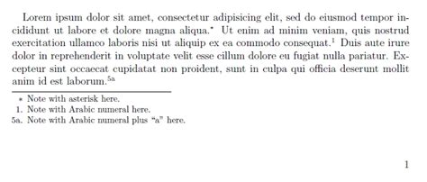 Punctuation Multiple Series Of Footnotes With And Without Period After Thefootnotemark TeX
