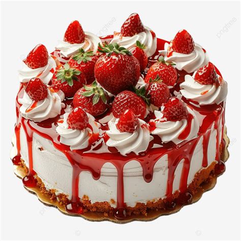 Strawberry Cake Birthday Birthday Cake Birthday Strawberry Cake Png
