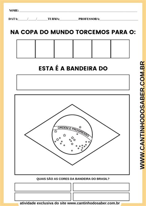 8 Atividades Para A Copa Do Mundo De 2022