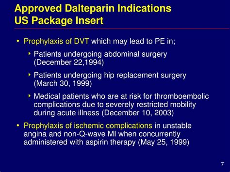 Ppt Dalteparin Fragmin Nda 20 287 S 035 Powerpoint Presentation