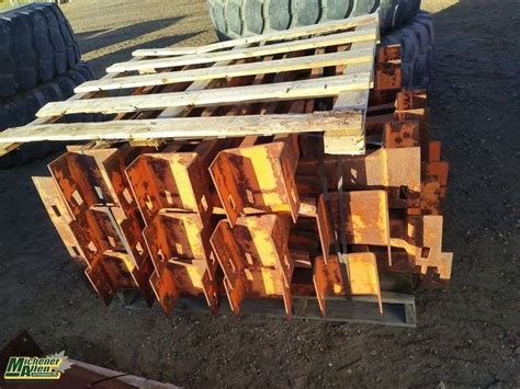 Pallet Of Warehouse Racking Brackets Qty 1 Michener Allen