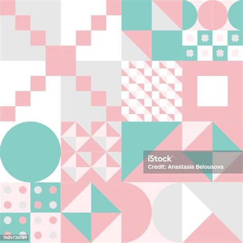 기하학적 모양 간단한 기하학적 모양의 벡터 기하학적 미니멀 아트웍 추상 벡터 패턴 디자인 그래픽 프린트에 대한 스톡 벡터 아트 및 기타 이미지 Istock