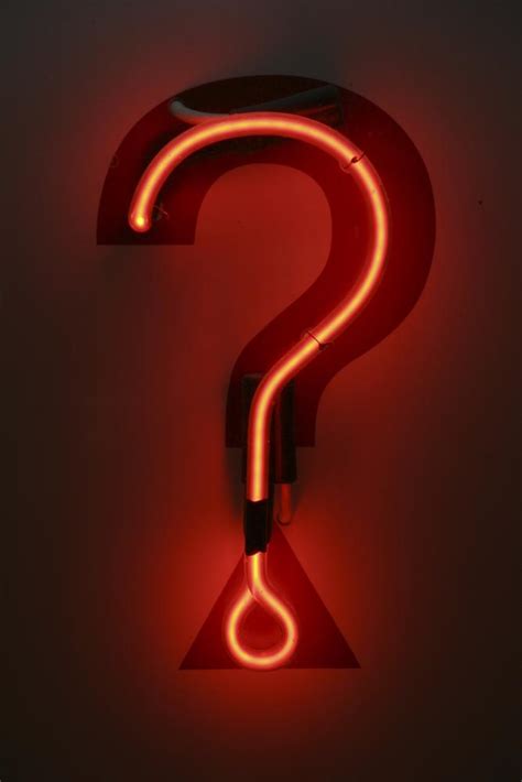 Neon Question Mark Png