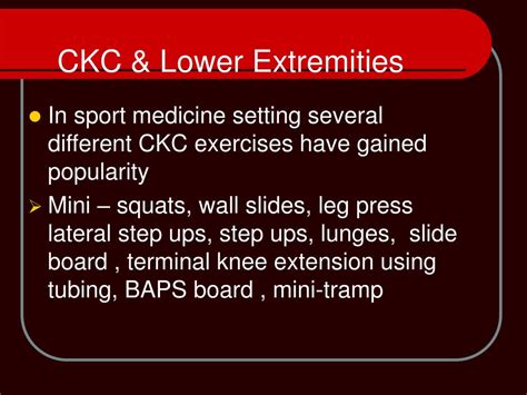 Ppt Open Vs Closed Kinetic Chain Exercises Powerpoint Presentation Free Download Id 6681858