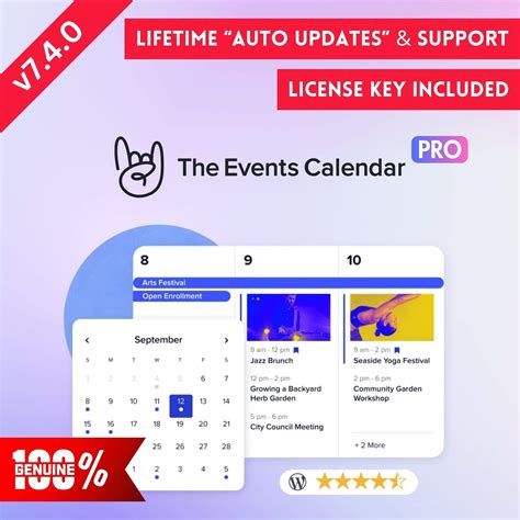 The Events Calendar Pro Create And Manage Events Wp Plugin