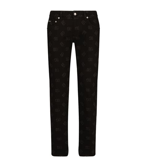 Dolce And Gabbana Multi Dg Millennials Skinny Jeans Harrods Uk