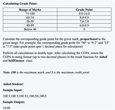 Solved 1 Abstract Class Calculate Cumulative Grade Point