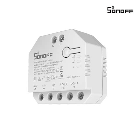 Promo Sonoff Smart Switch DualR Smart Breaker Wireless Switch Smart Home Jakarta Pusat
