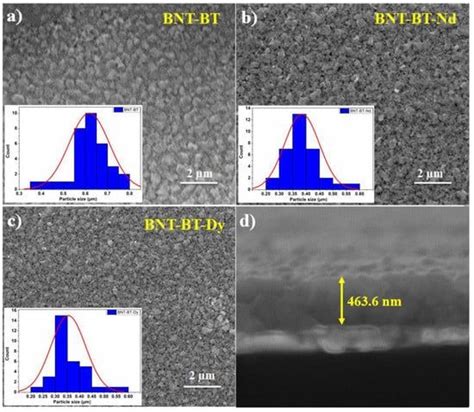 Rare Earth Elements In Bi05na05tio3006batio3 Films Materials Mdpi
