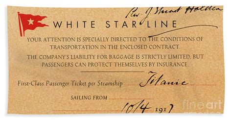 Titanic Ticket