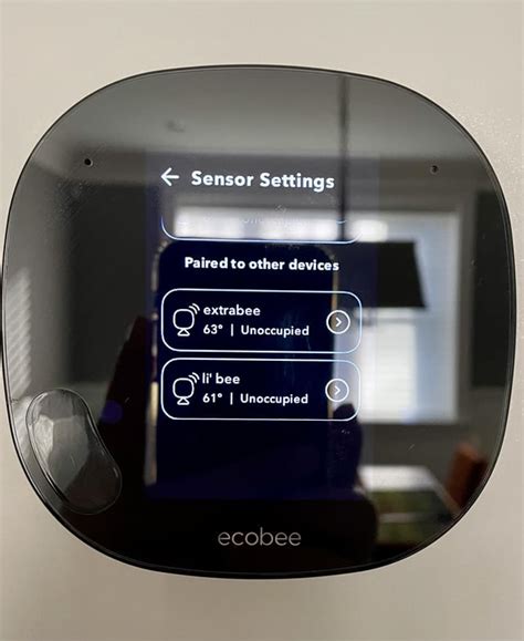 Sensors Paired To Other Ecobees R Ecobee