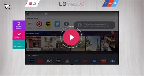 Lg Web Os Propuesta Mini Site On Behance