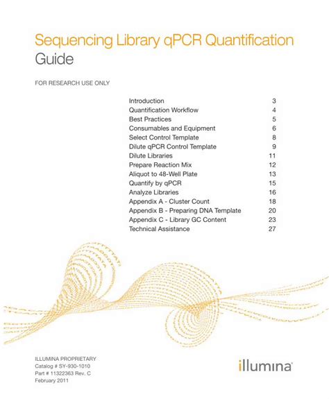 Pdf Sequencing Library Qpcr Quantification Guide Sequencing Library Qpcr Quantification