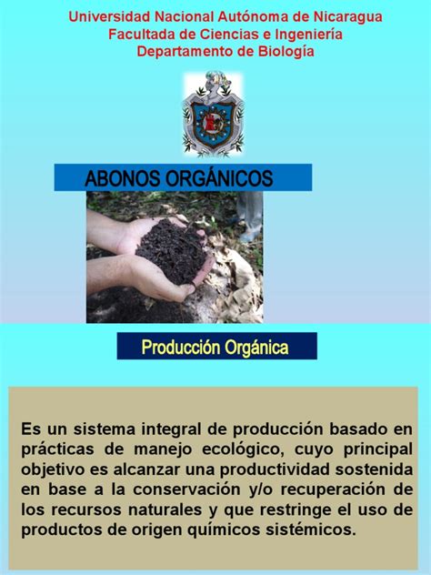 1 Abonos Organicos Pdf Fertilizante Compost