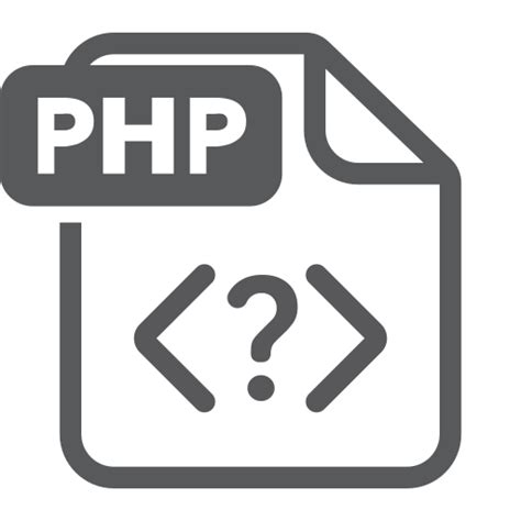 Document Extension File Format Php Type Icon