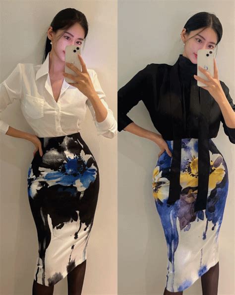 오피스룩44~100size 롱ver 럭셔리 플라워 H라인 스커트 기본스커트 출근룩 오피스룩 하객룩 호캉스룩 백화점 맞춤
