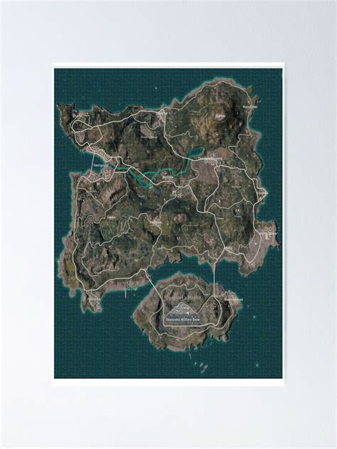 Pubg Maps Pubg Erangel Map Art Print By Rippepe Redbubble Maps Hot
