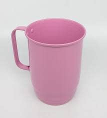 Caneca Chopp de Alumínio Rosa Resinado para Sublimação ml CYBER Suprimentos