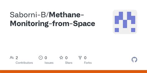 GitHub Saborni B Methane Monitoring From Space
