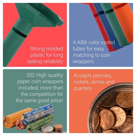 Coin Tubes With 252 Wrappers Nadex Coins