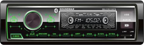 Характеристики А/магнитола SOUNDMAX SM-CCR3190FB, описание, фотографии