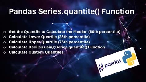 Pandas Series Quantile Function Spark By {examples}