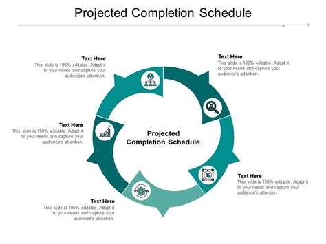 Projected Completion Schedule Ppt Powerpoint Presentation Infographics