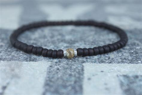 Opal Bracelet Peruvian Opal Mens Jewelry Boho Bracelet Minimalist
