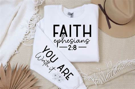 Faith Ephesians Sleeve Svg Design Christian Sleeve Svg Faith Svg