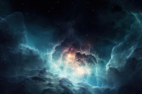 Premium AI Image Abstract Space Background With Nebulae And Stars D Rendering Abstract Outer