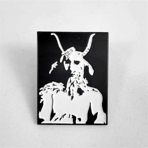 Cursed He Goat Enamel Pin Pin Badges Badge Enamel Pins