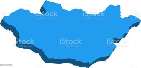 몽골의 3d 지도 0명에 대한 스톡 벡터 아트 및 기타 이미지 0명 3차원 형태 개념 Istock