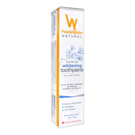 Pearlie White Whitening Toothpaste Mint Pearl Powder And Papain