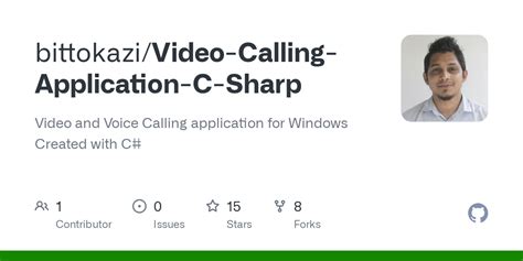 Github Bittokazi Video Calling Application C Sharp Video And Voice Calling Application For