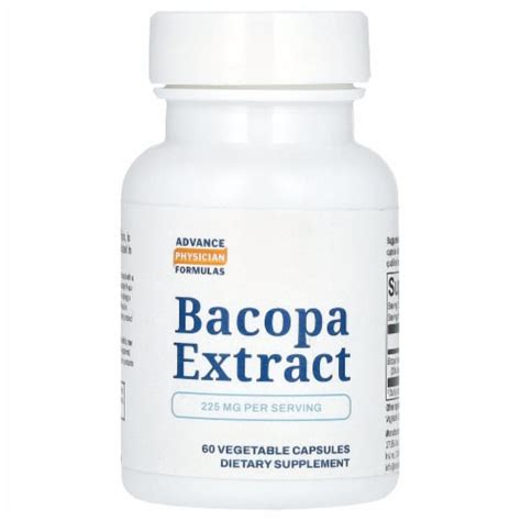 Advance Physician Formulas Bacopa Extract 225 Mg 60 Vegetable