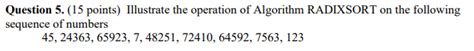 Solved Question 5 15 Points Illustrate The Operation Of