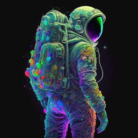Premium Ai Image Generative Ai Astronaut Exploring Planet Watching Outer Space