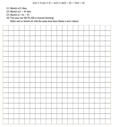 Solved x t 5 u t 2 u t 3uſt 2 7uſt 4 1 Chegg com