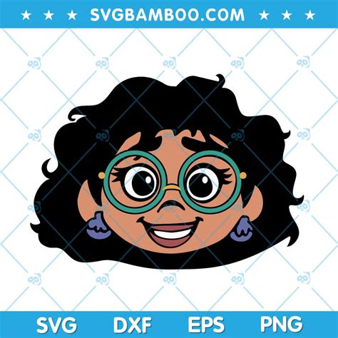 Mirabel Madrigal Big Face Svg Mirabel Madrigal Encanto Svg