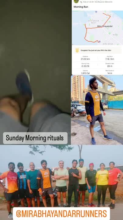 Kishore Rathod On Linkedin Morning Run 21km