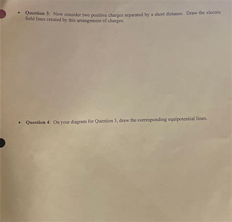 Solved Question 3 Now Consider Two Positive Charges