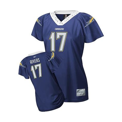 Field Flirt Fashion I San Diego 17 Philip Rivers Womens Jersey Free