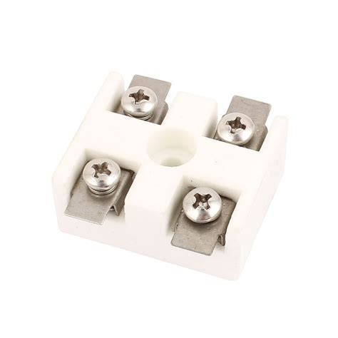 30a 2 Way 5 Hole 2w5h High Temperature Ceramic Terminal Block Wire