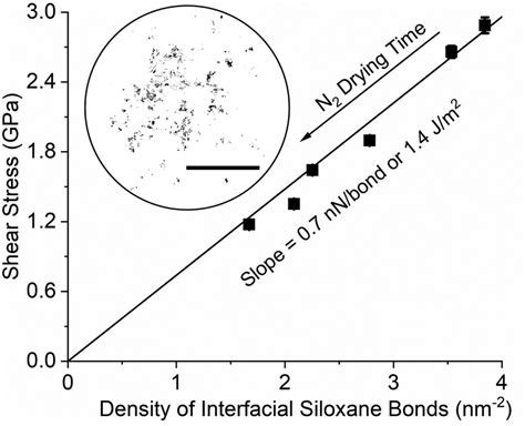 Frictional Shear Stress As A Function Of The Interfacial Siloxane