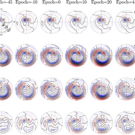 Maps Of The Equivalent Field‐aligned Current Red Blue And Equivalent