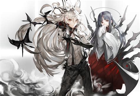 Touhou 720p Mokou Kaguya Girls Houraisan Kaguya Houraisan