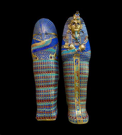 Tutankhamun Coffin Unique Size Replica Handmade Combination Of