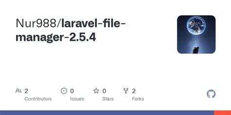 github nur988 laravel file manager 2 5 4
