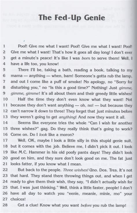 MALE MONOLOGUES