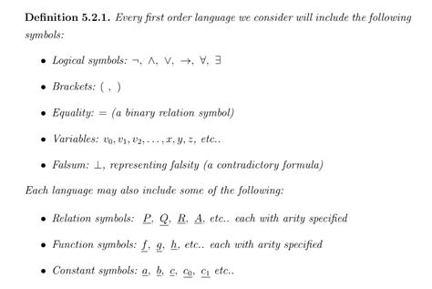 Definition What Is The Difference Between Logical Symbols And